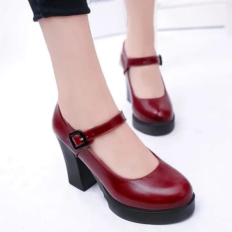 Cohen Closed Toe Heels Bella Chix Co