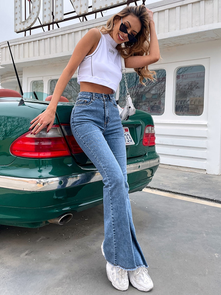 Radiant Ripple Jeans – Bella Chix Co