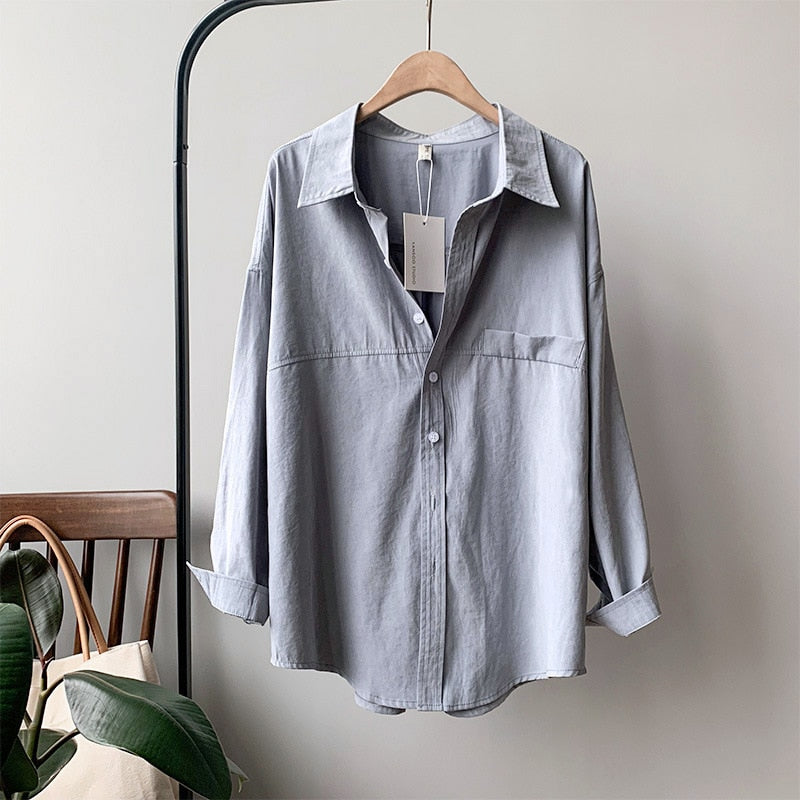 Minimal Chic Drape Shirt – Bella Chix Co