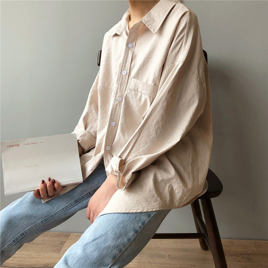 Minimal Chic Drape Shirt – Bella Chix Co
