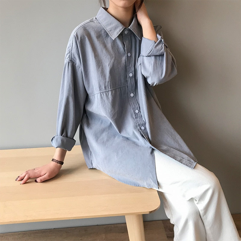 Minimal Chic Drape Shirt – Bella Chix Co